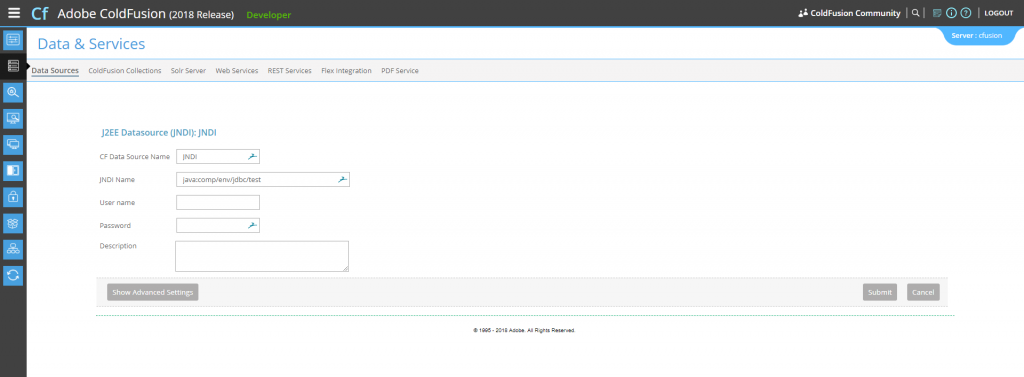 Guide to configure JNDI datasource in ColdFusion - ColdFusion