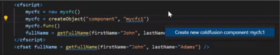 ACF Builder Extension: Quick Fix - ColdFusion